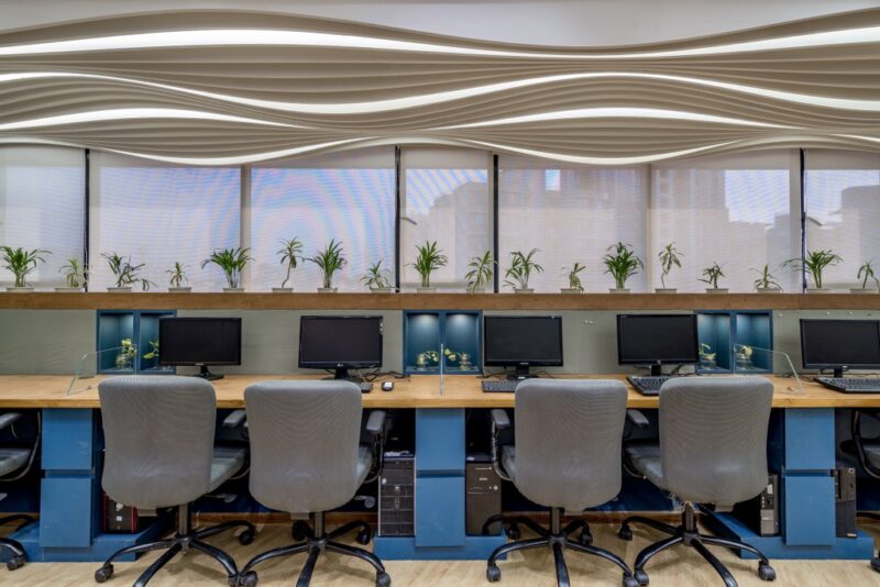 Modern Workspace Design that Fuses Classic Design Elements and Rustic ...