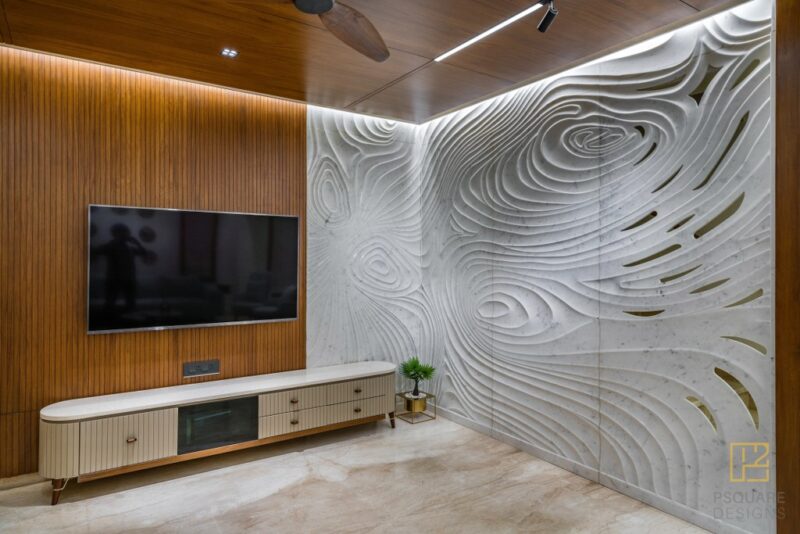 An Elegant Home that Weaves Emotions with Works of Art | P Square ...