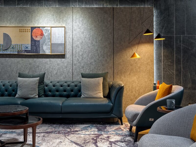 Contemporary Architecture with Dark Moody Palette and Luxury Accents ...