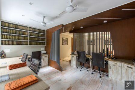Office Space Having Amalgamation of Classical and Modern Design with a ...