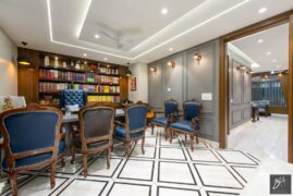 Office Space Having Amalgamation of Classical and Modern Design with a ...