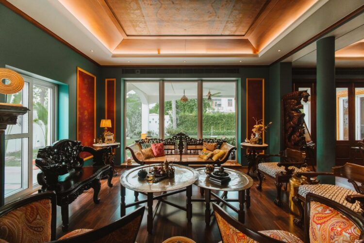 Seamless Blend of Traditional Indian Crafts for this Residence in ...