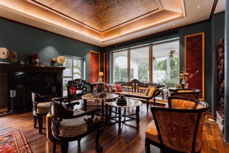 Seamless Blend of Traditional Indian Crafts for this Residence in ...