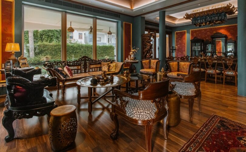 Seamless Blend of Traditional Indian Crafts for this Residence in ...