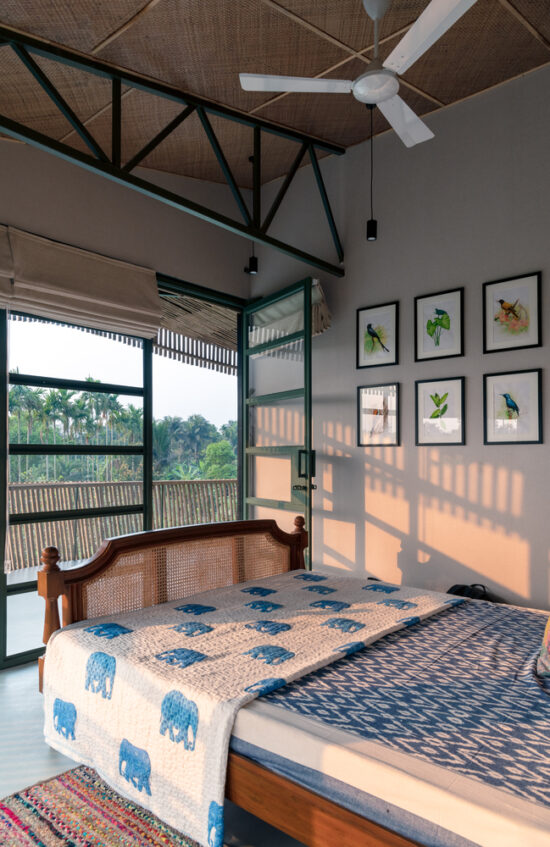 Residential Outhouse that Blends in with the Land Providing ...