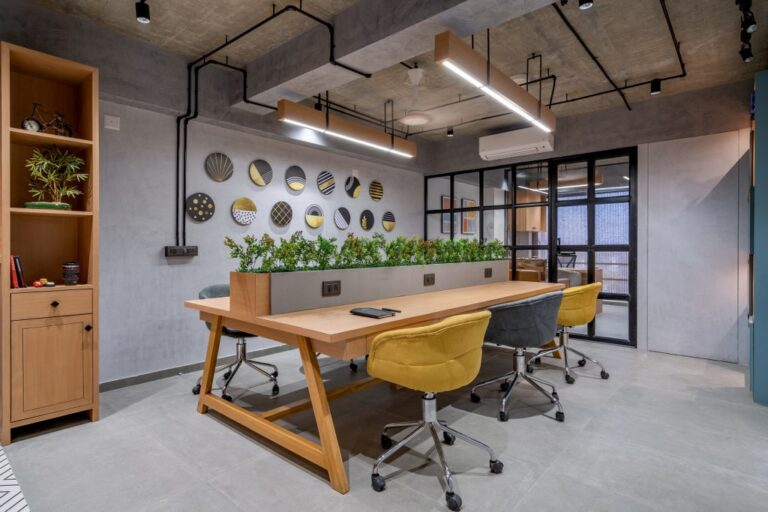 A workplace that reveals an Unconventional Finesse with Industrial ...