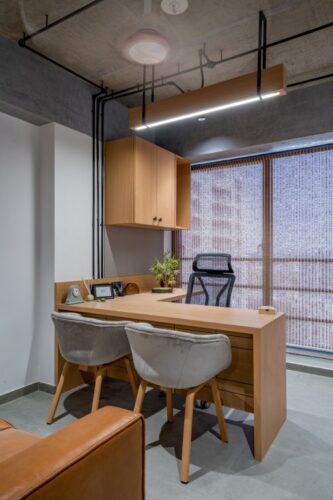 A workplace that reveals an Unconventional Finesse with Industrial ...