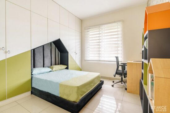 Wood, Greige, and Beige Subtly Dominate this Residence in Bangalore | Stance Spaces - The ...