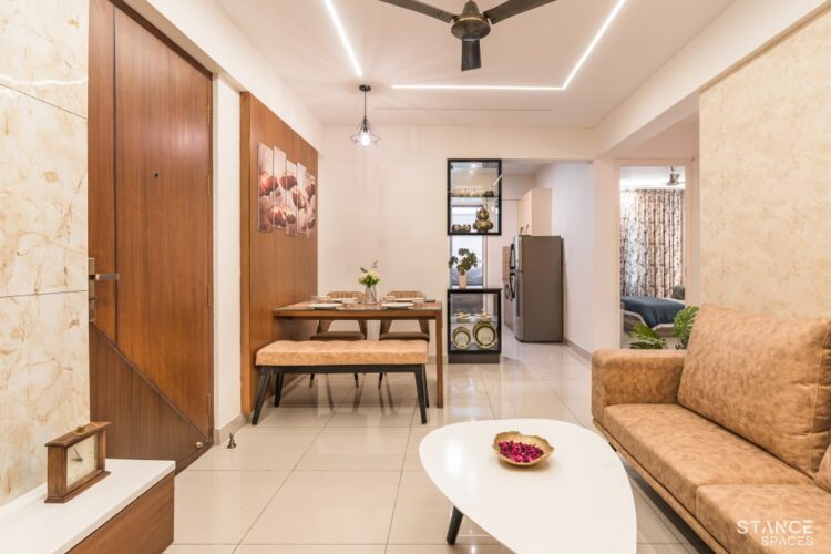 Wood, Greige, and Beige Subtly Dominate this Residence in Bangalore ...