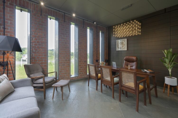 Rustic Workspace with Organic Palette with Gritty Textures and Organic ...