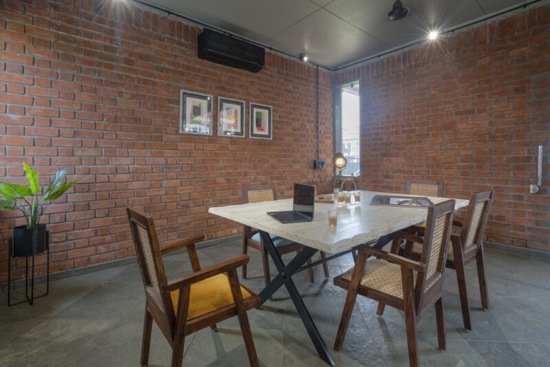 Rustic Workspace with Organic Palette with Gritty Textures and Organic ...