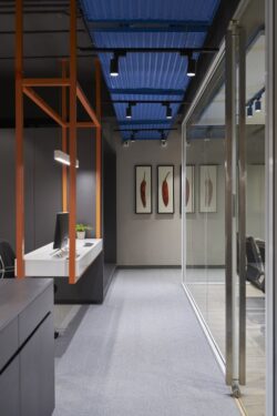 An Open-Style Spatial Configuration with Bursts of Colours and a Play ...