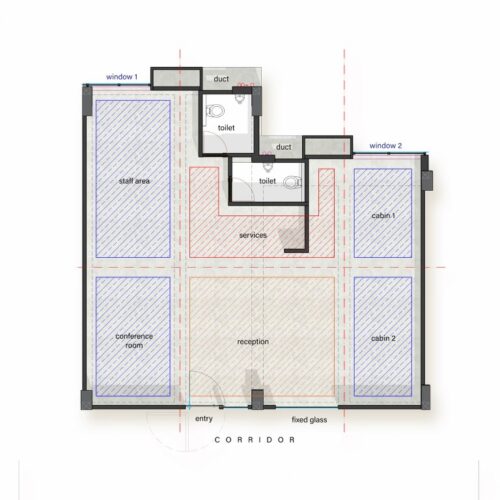 A Workspace That Is Minimalist But Impactful | AR praxis architects ...