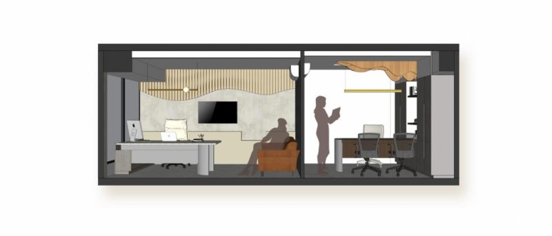 A Workspace That Is Minimalist But Impactful | AR praxis architects ...