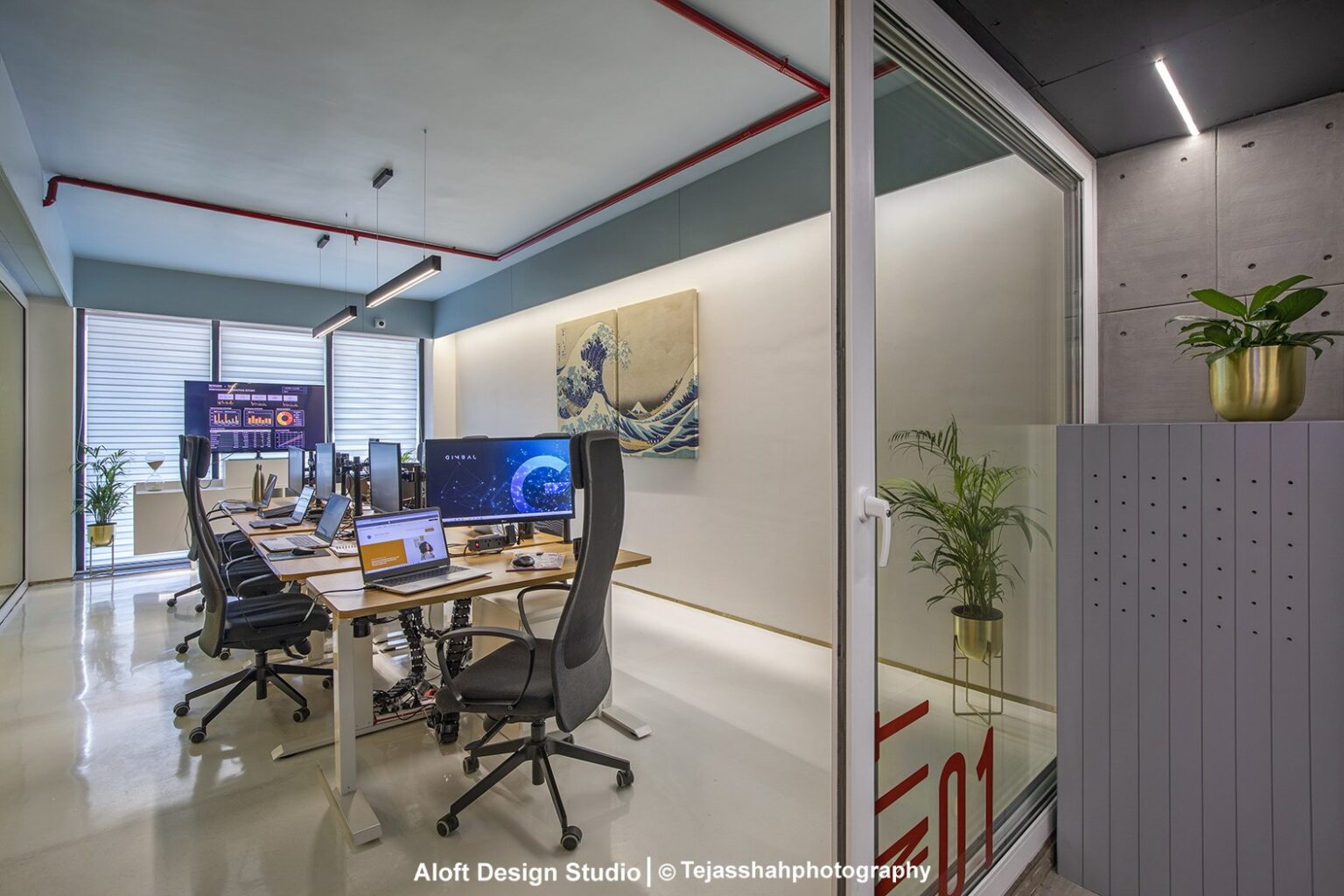 Office Interiors For a Young Digital Media Company Gimbal Media | Aloft ...