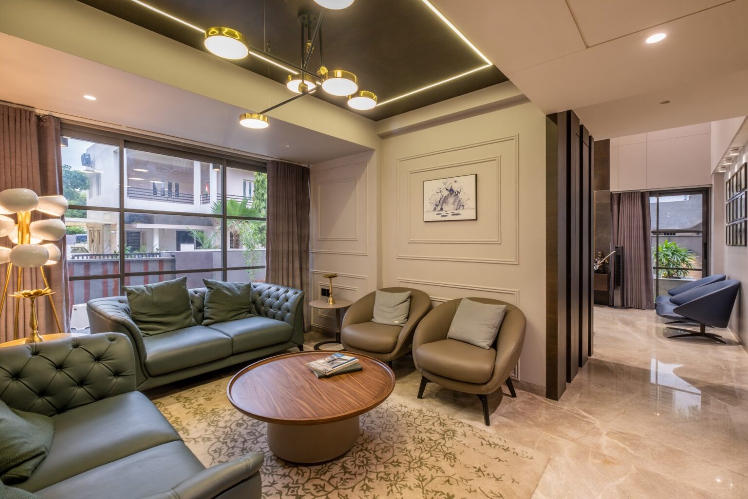 A PERFECT BLEND OF CONCRETE GREYS AND FRONDESCENCE GREENS | PALAK SHAH ...