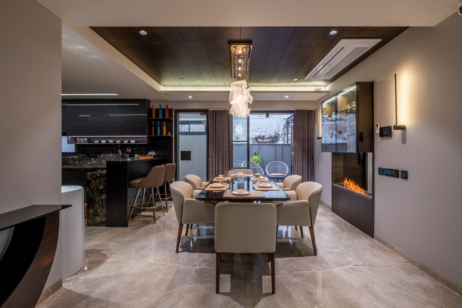 A PERFECT BLEND OF CONCRETE GREYS AND FRONDESCENCE GREENS | PALAK SHAH ...