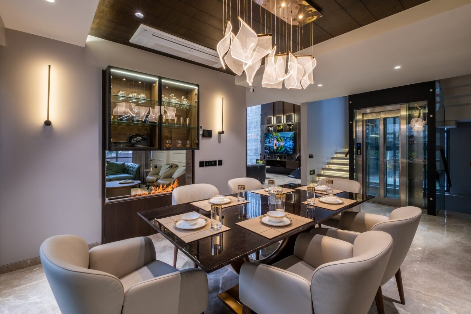 A PERFECT BLEND OF CONCRETE GREYS AND FRONDESCENCE GREENS | PALAK SHAH ...