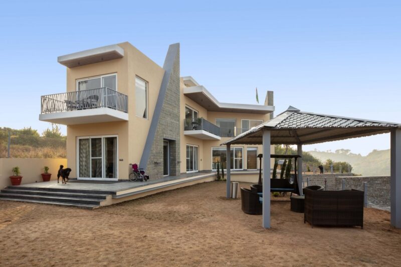 This Home in Haryana Exhibits Rustic Elegance with a blend of Eclectic ...