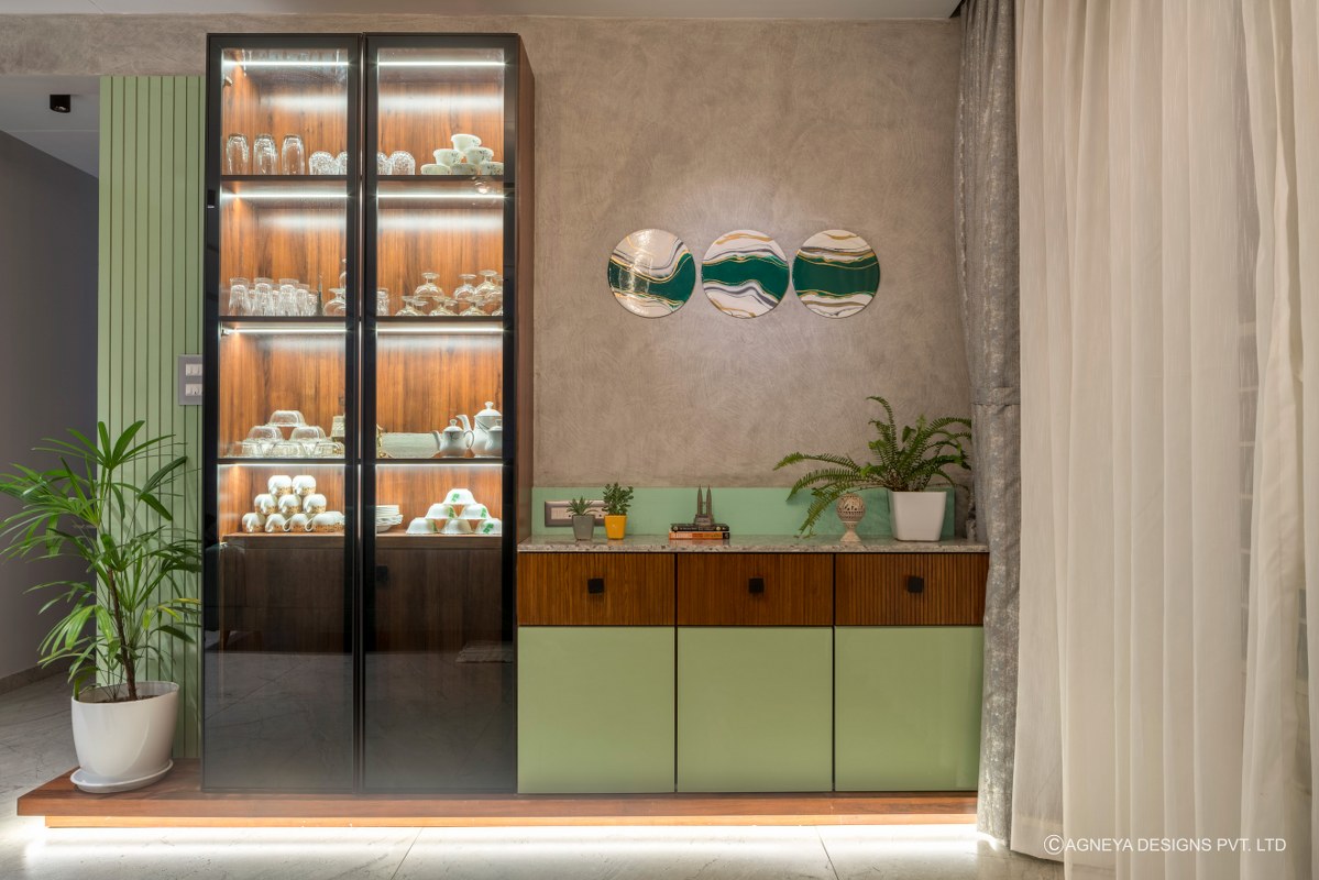 Stripes Of Serendipity In This Classic Home | Agneya Designs Pvt. Ltd ...