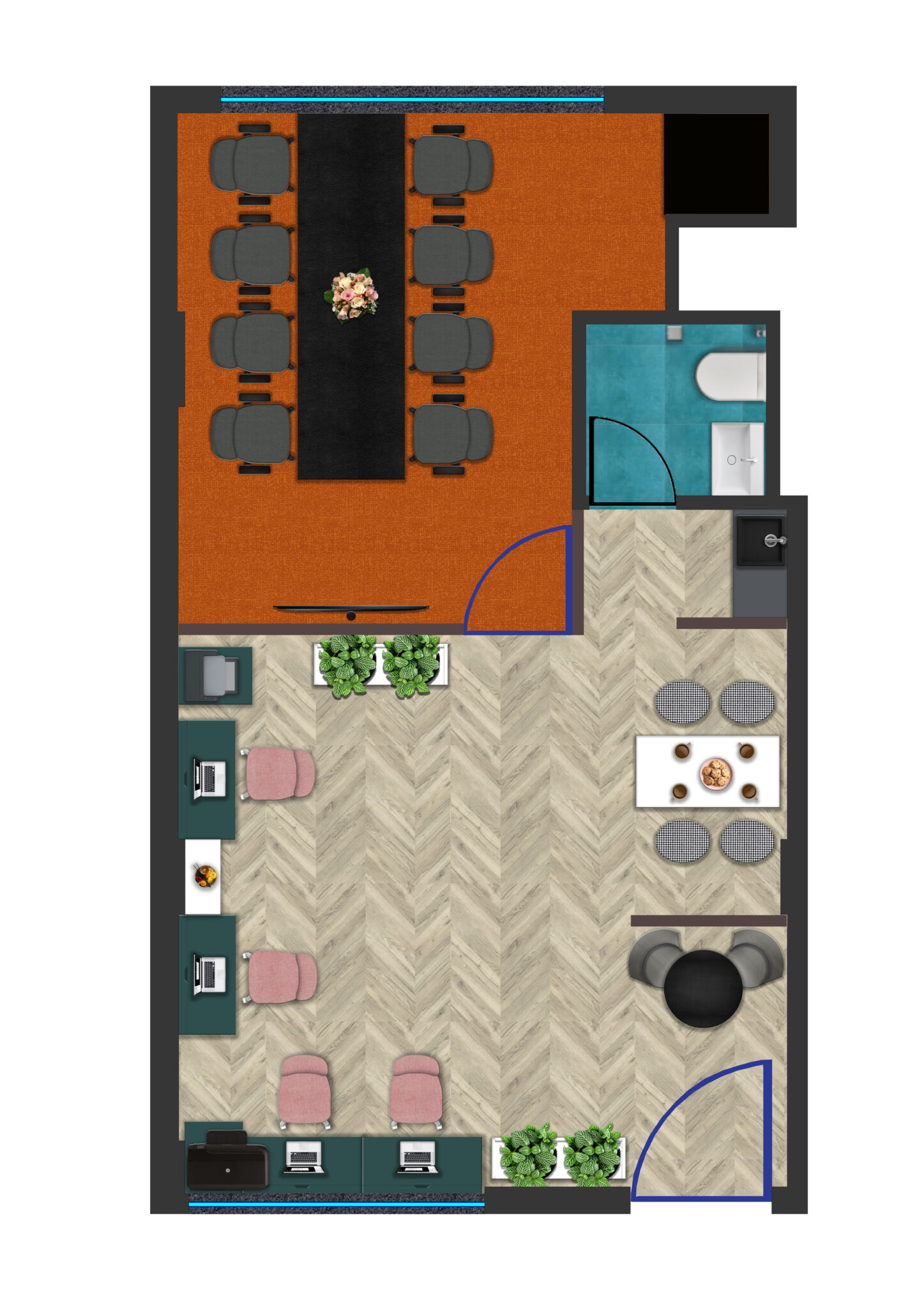 A Colourful Tropical Theme Bringing Cheer And Vibrancy To The Decor ...