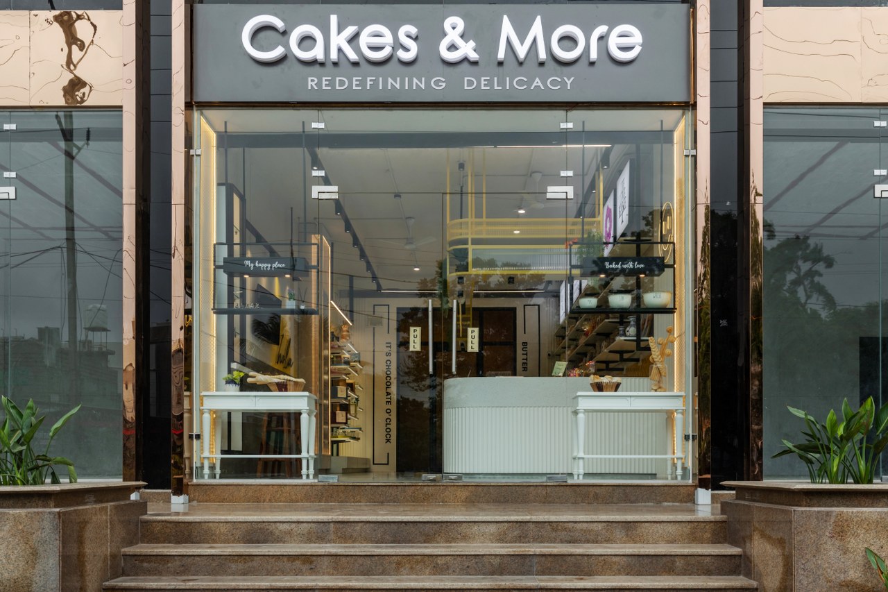 Minimal Contemporary Brand Store For ‘Cakes & More’ | THE CREATIVE ...