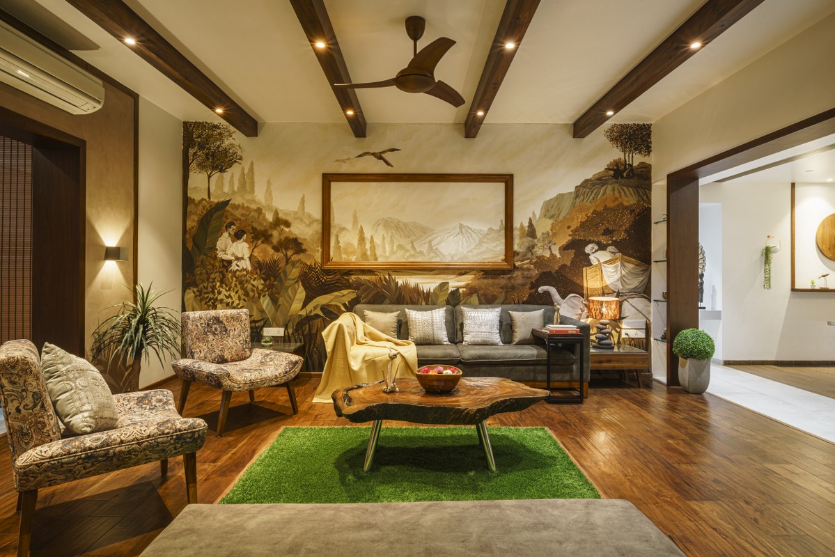 A Soulful Home Fusing Traditional Elements In A Contemporary Set-Up ...