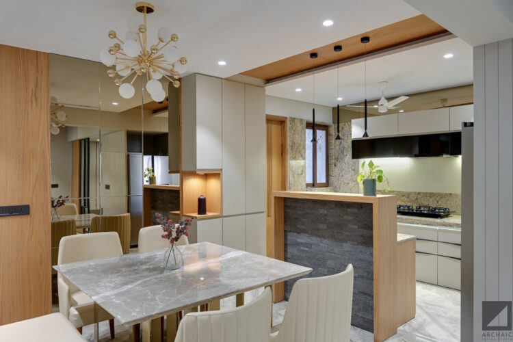 3BHK Apartment Conceptualized As An Amalgamation Of Opulence And ...