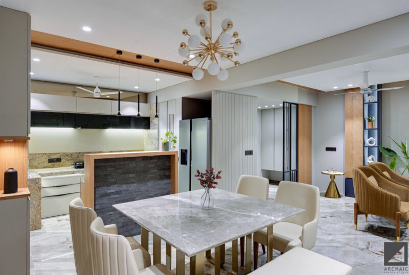 3BHK Apartment Conceptualized As An Amalgamation Of Opulence And ...