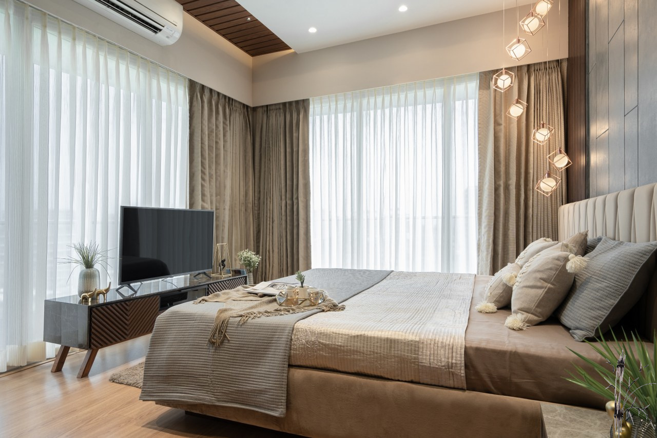 Residential Space Designed With A Contemporary Modern Style | Charcoal ...