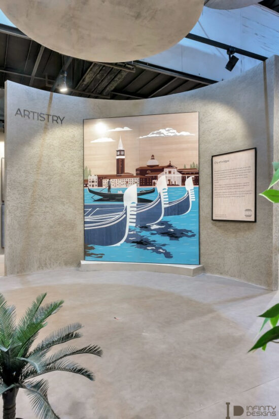 A Gallery And Exhibition Space Using Complex Curves | INFINITY DESIGNS ...