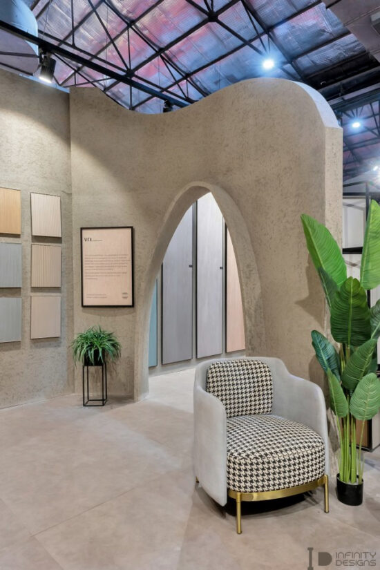 A Gallery And Exhibition Space Using Complex Curves | INFINITY DESIGNS ...