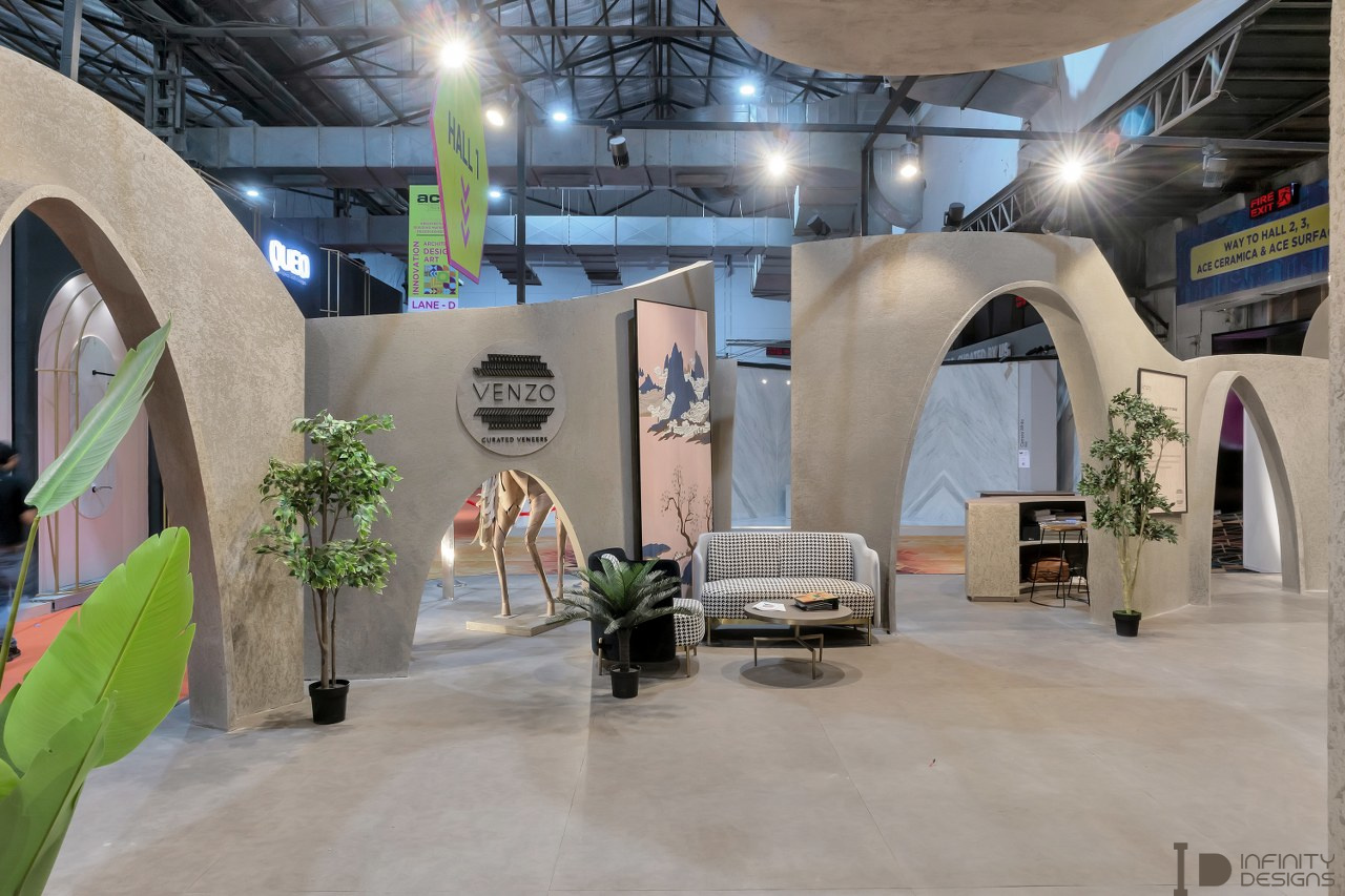 A Gallery And Exhibition Space Using Complex Curves | INFINITY DESIGNS ...