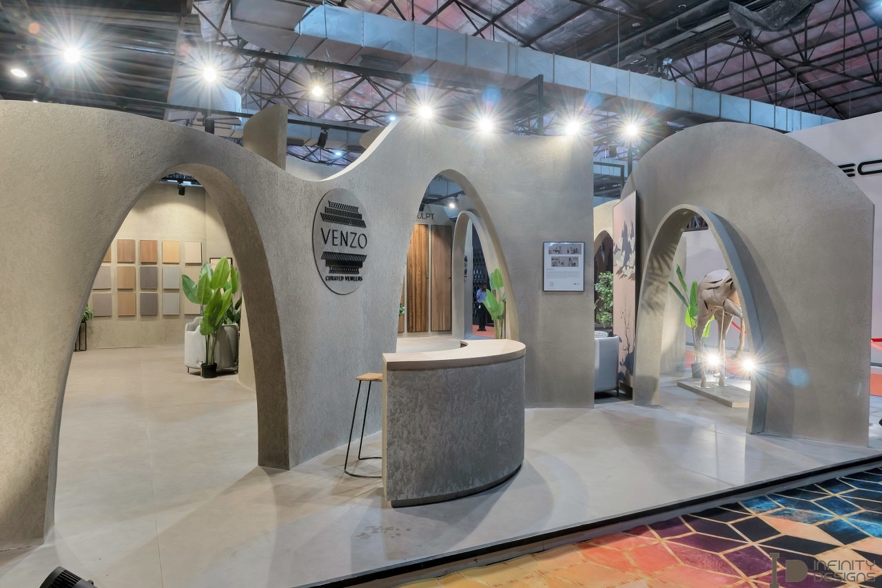 A Gallery And Exhibition Space Using Complex Curves | INFINITY DESIGNS ...