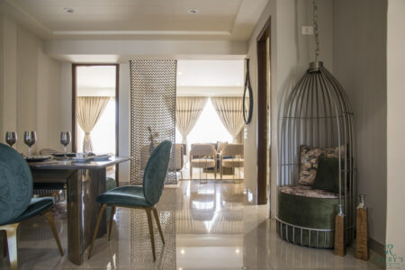 A Composition Of Modern Luxury Furniture With Distinct Shapes And Lines ...