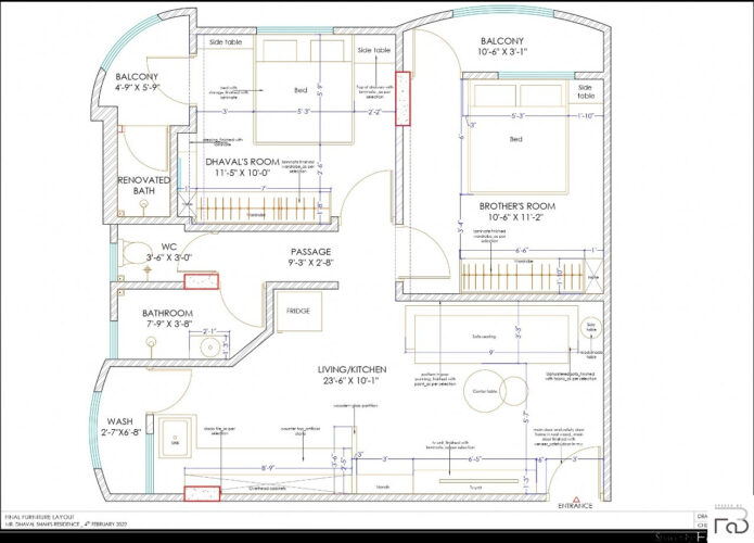 Fusion Of Contemporary Materials With Rich Deep Colors | Spaces by FaB ...