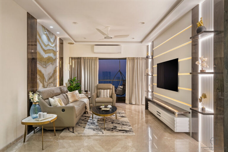 Spacious 3BHK Home Piously Following The Principles Of Vastu Shastra| FORAM VORA DESIGN STUDIO ...