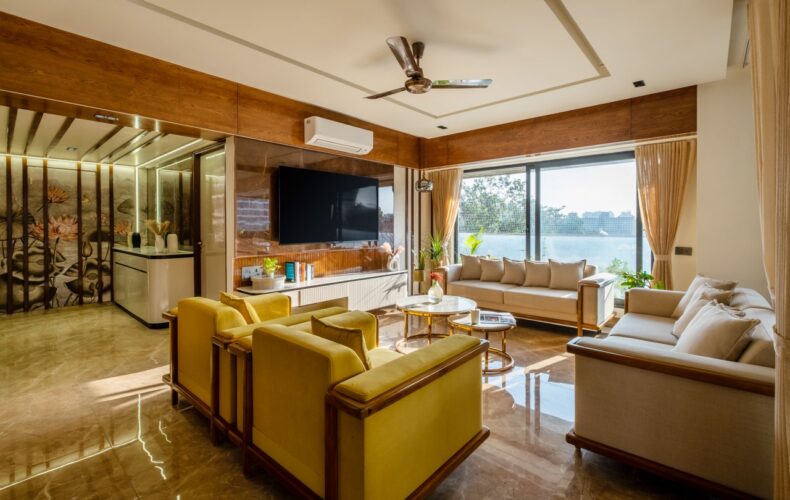 4 BHK Apartment Designed With Varied And Unique Colour Palettes | A N T ...