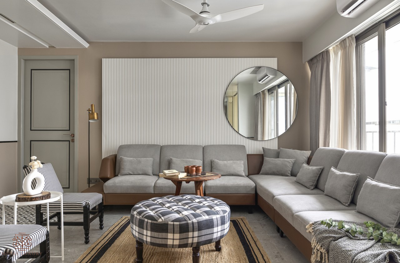 Penthouse Interior Designed With Pleasant Colors And Rich Materials ...