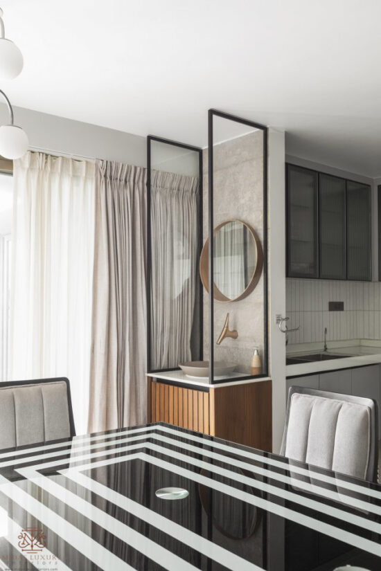 Penthouse Interior Designed With Pleasant Colors And Rich Materials ...
