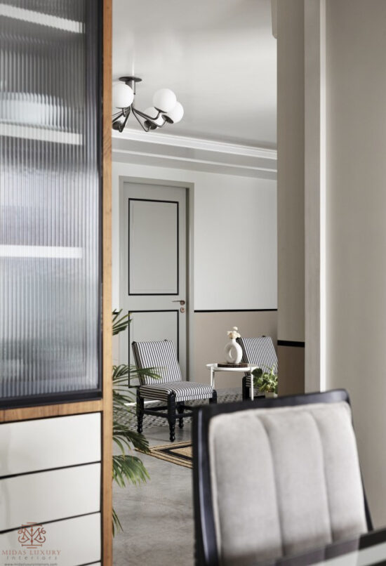 Penthouse Interior Designed With Pleasant Colors And Rich Materials ...