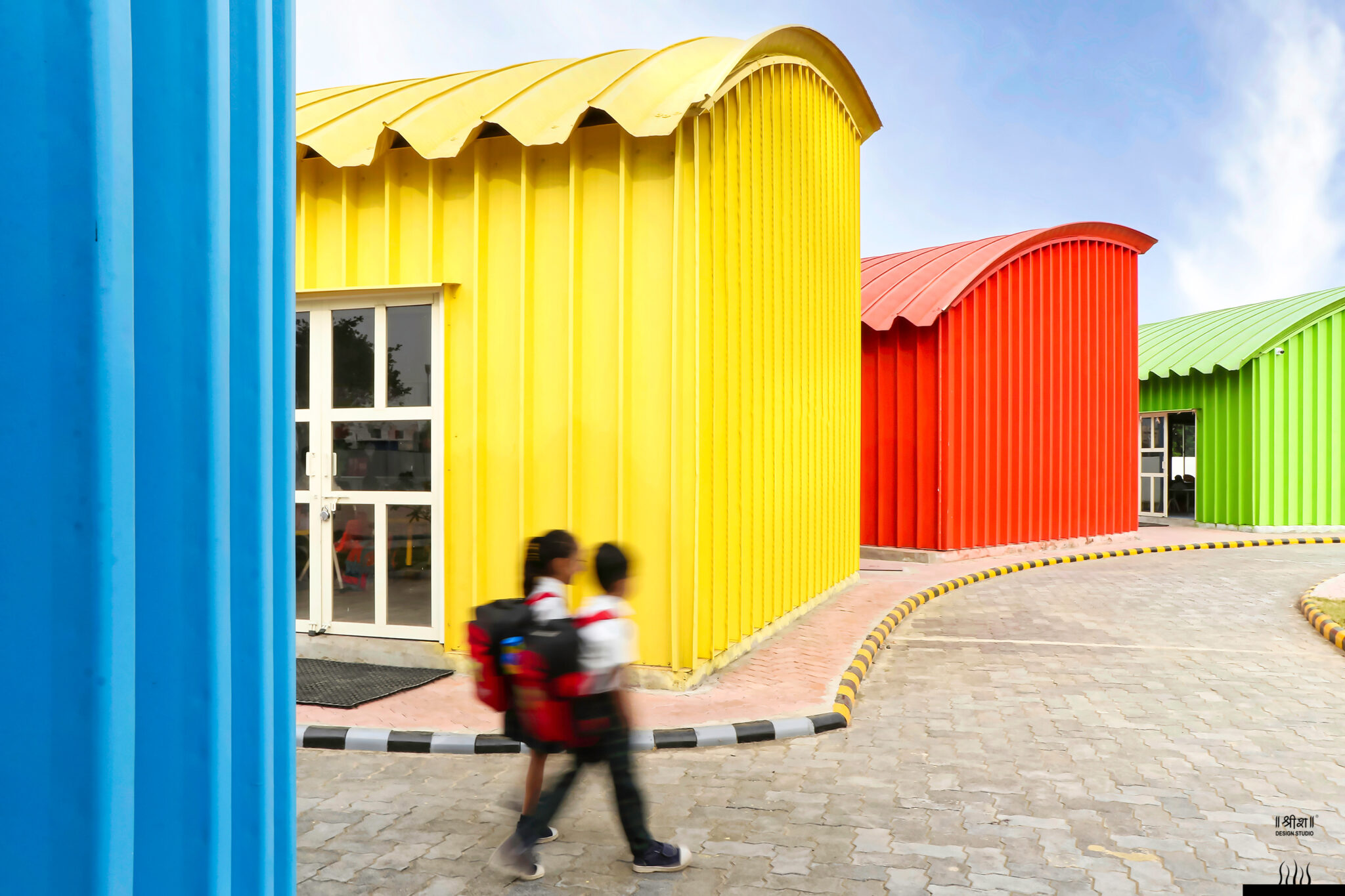 A Modernized Gurukul, Conceptualised To Design This Colourful Pre ...