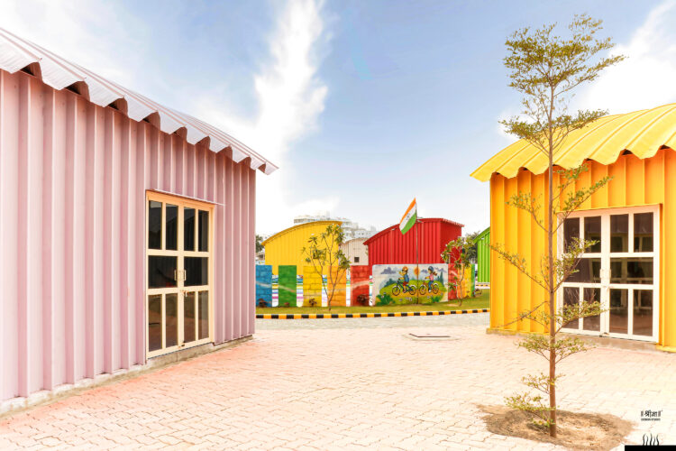 A Modernized Gurukul, Conceptualised To Design This Colourful Pre ...
