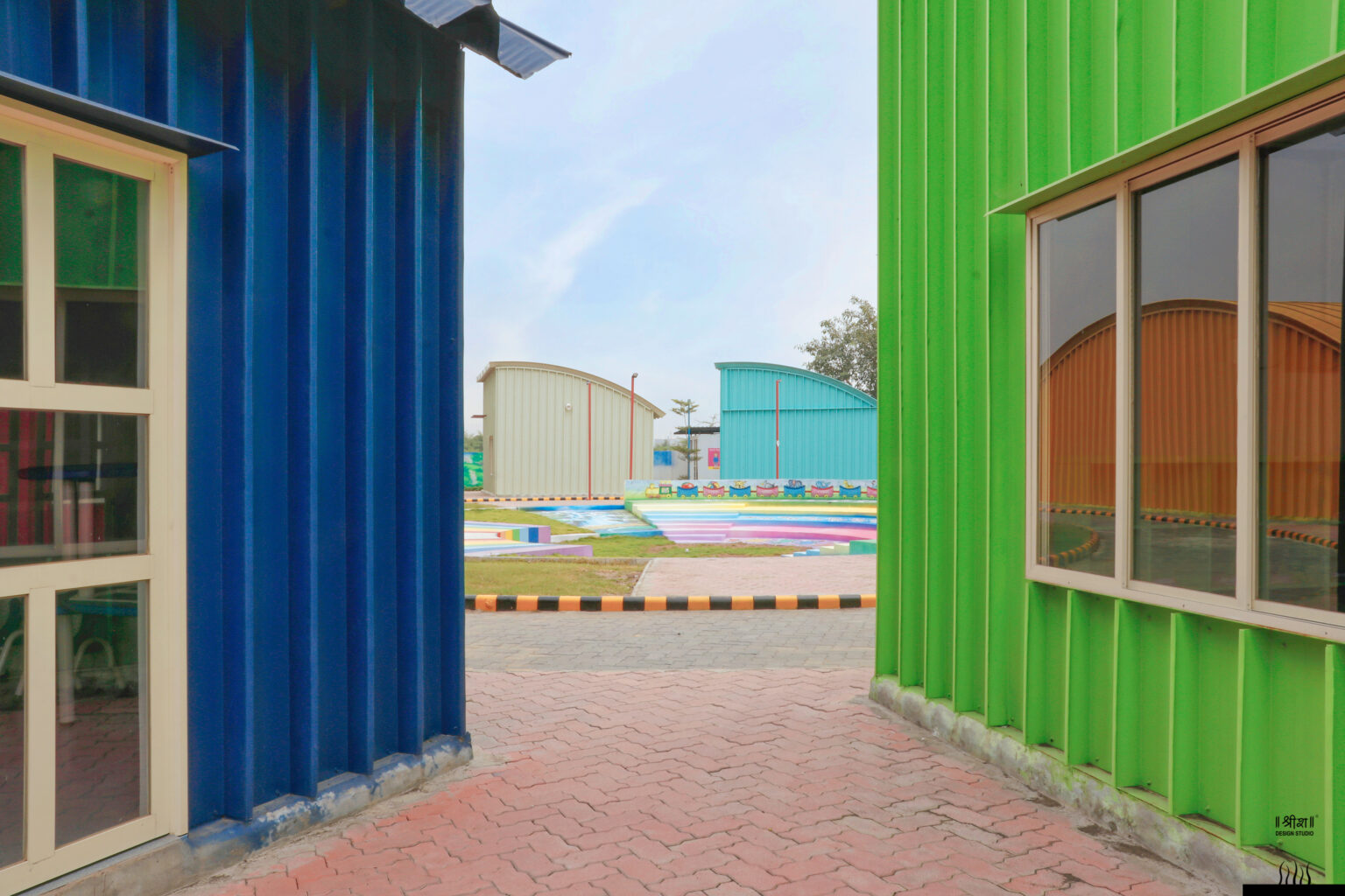 A Modernized Gurukul, Conceptualised To Design This Colourful Pre ...