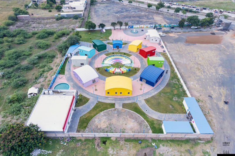 A Modernized Gurukul, Conceptualised To Design This Colourful Pre ...