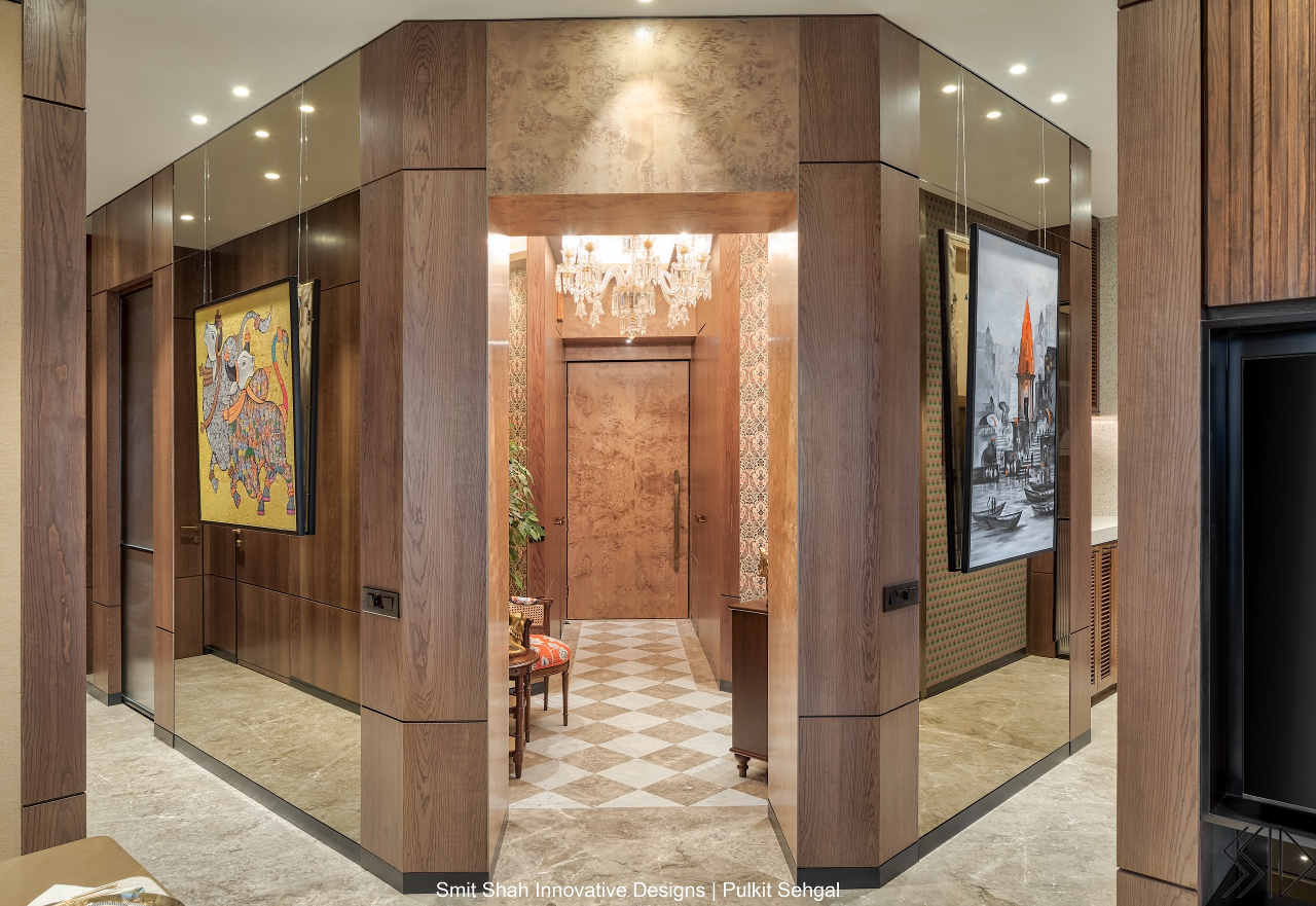 A Practical Apartment Design With Traditional Elements Defining The ...