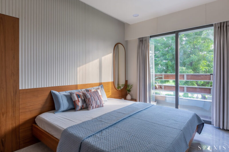 3BHK Gandhinagar Home Designed With Simplicity And Harmony | Spaxis ...