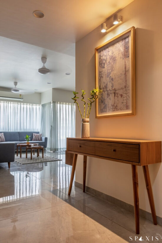 3BHK Gandhinagar Home Designed With Simplicity And Harmony | Spaxis ...