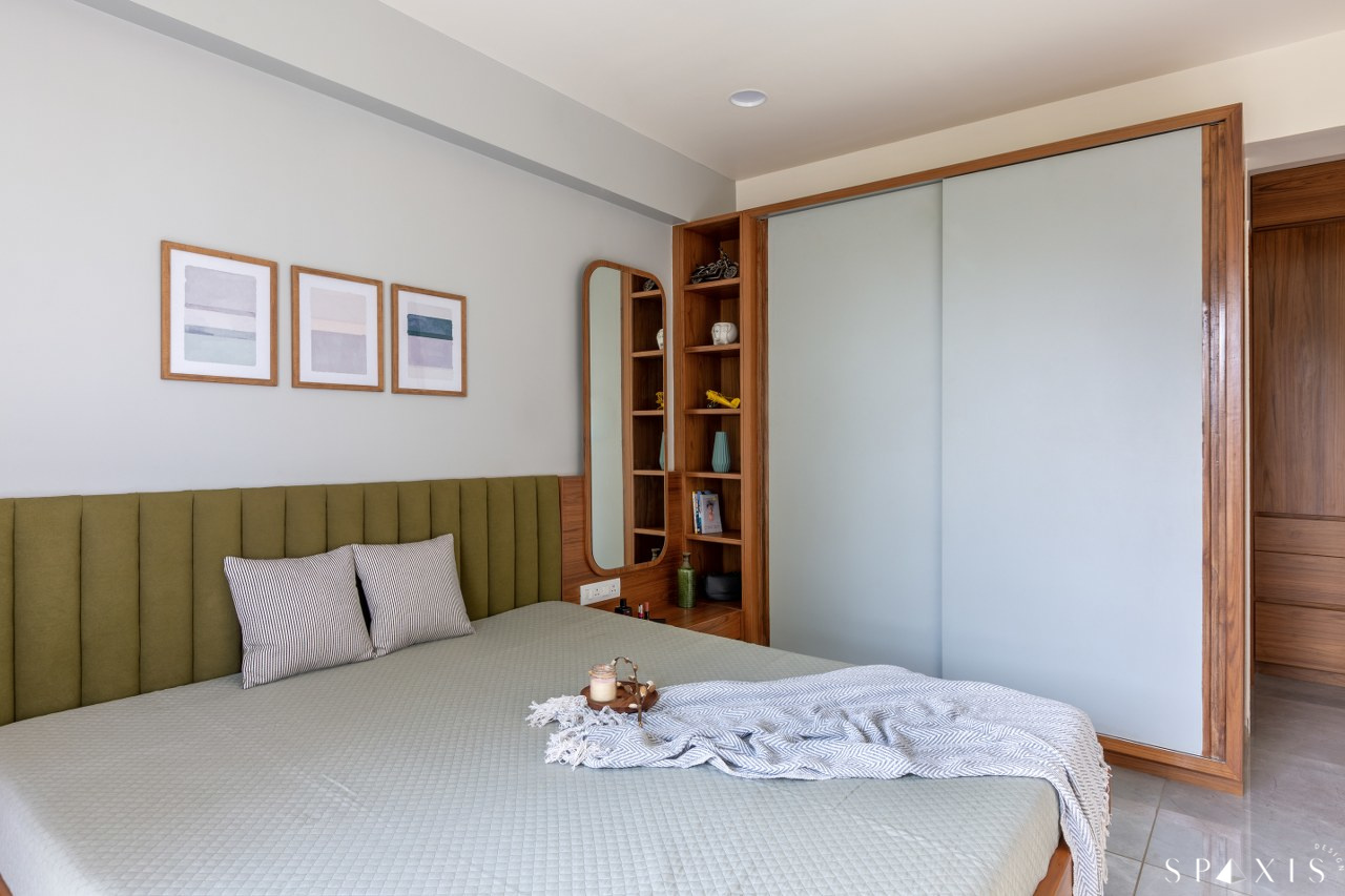 3BHK Gandhinagar Home Designed With Simplicity And Harmony | Spaxis ...