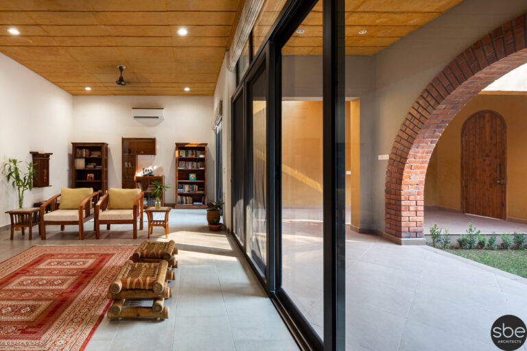 This Brick Abode Has Been Inspired By The Clients’ Longing For An Earthy Home | Studio Built ...